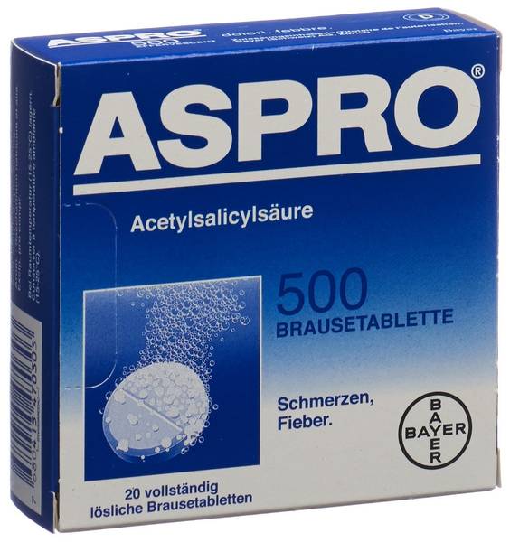 ASPRO BRAUSETABL 500 MG 20 STK online einkaufen