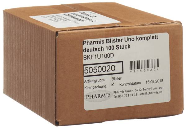 PHARMIS BLISTER UNO KOMPLETT DEUTSCH 100 STK online einkaufen