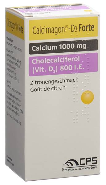 CALCIMAGON D3 FORTE KAUTABL ZITRONE DS 90 STK